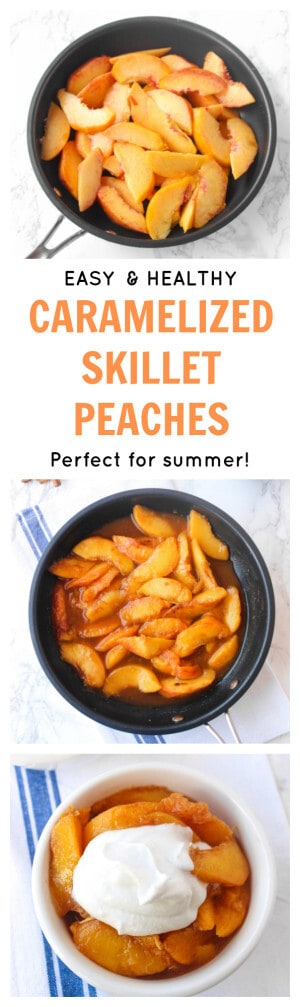 Easy Caramelized Skillet Peaches Healthy Liv