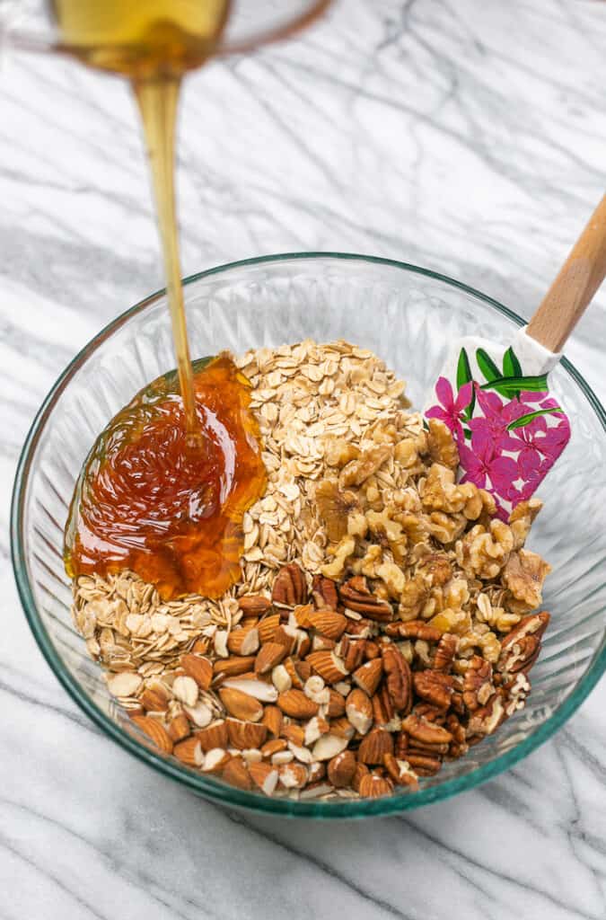 Easy Coconut Oil Granola - Healthy Liv