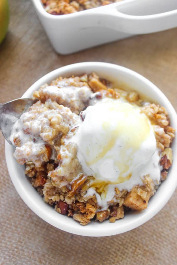 Best-Ever Healthy Apple Crisp - Healthy Liv