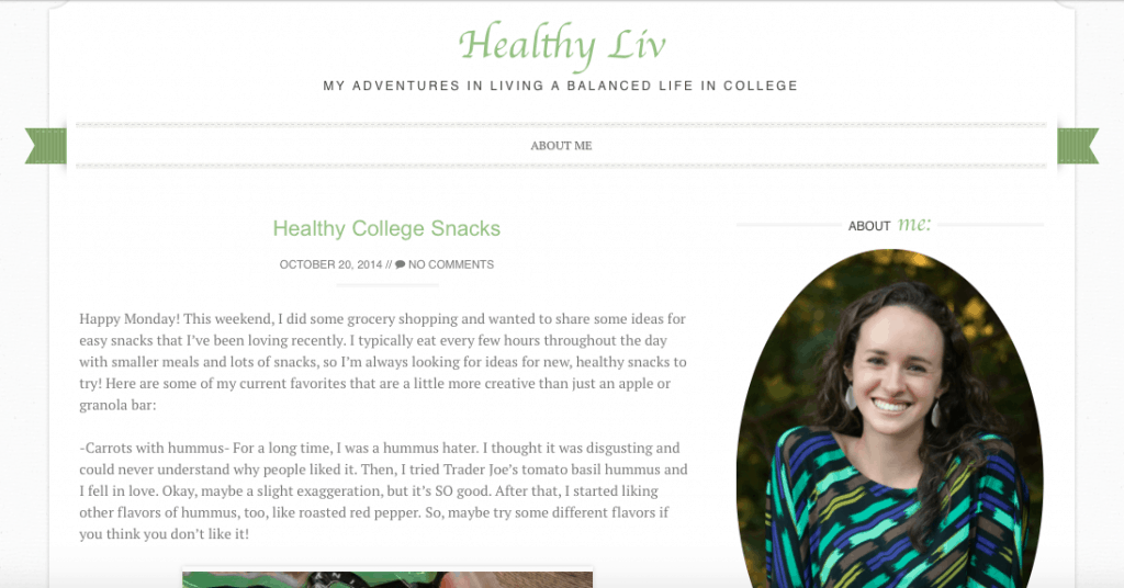 A College Girl's Guide to Starting a Blog - Healthy Liv