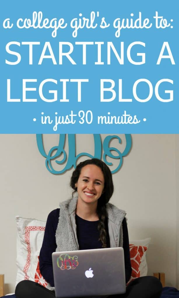 A College Girl's Guide to Starting a Blog - Healthy Liv
