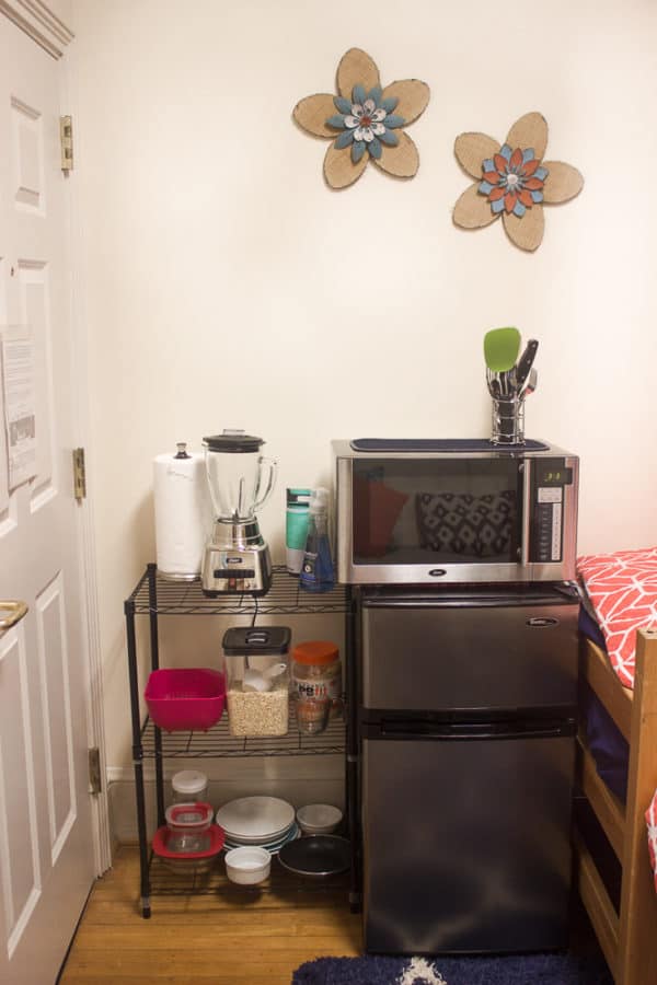Maximizing a Small Living Space + Senior Year Dorm Room Tour - Healthy Liv