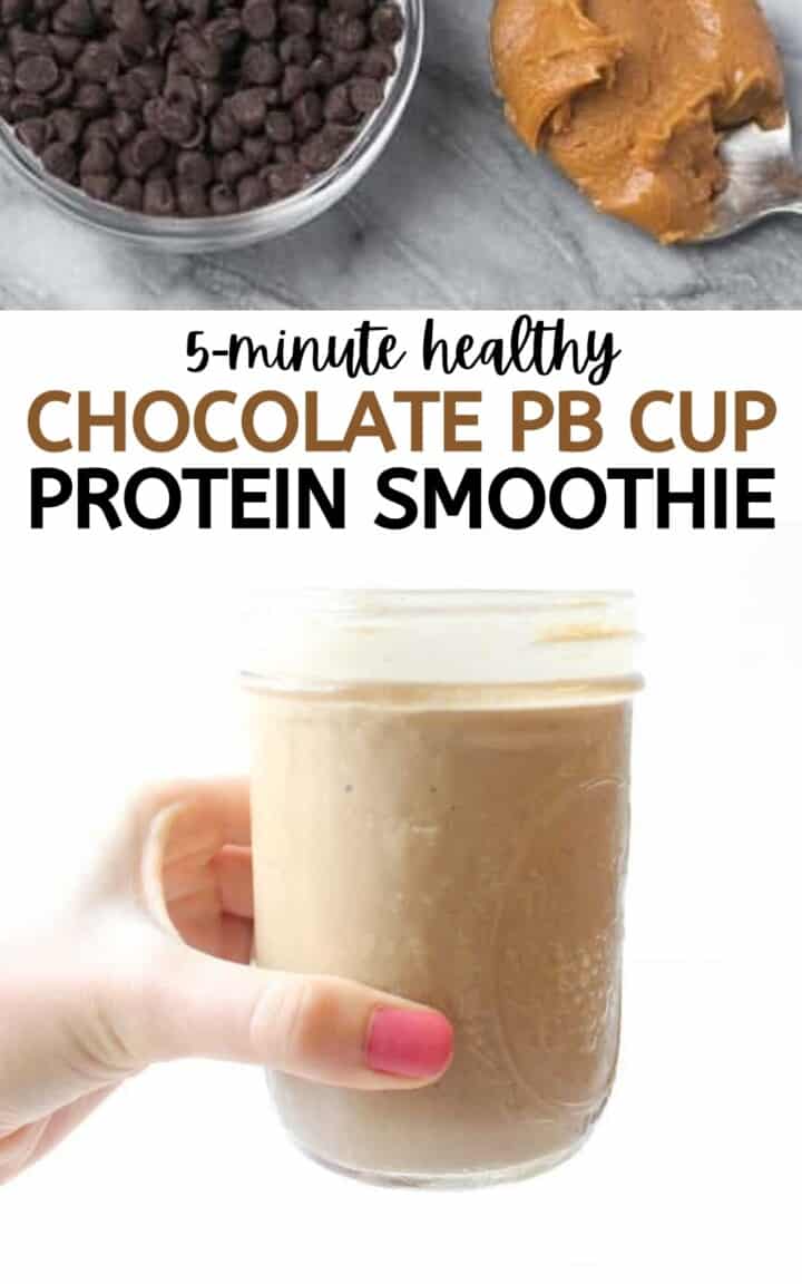 Healthy Chocolate Peanut Butter Smoothie - Healthy Liv